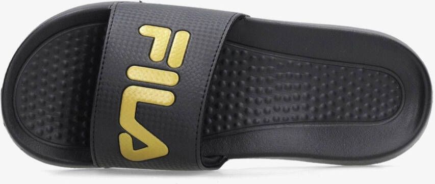 Fila slippers zwart goud dames - Schoenen.nl