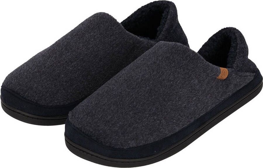 Apollo Pantoffels Heren Sneakers Vilt Grijs - Schoenen.nl