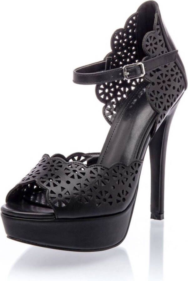 Belsira 51002 Hoge hakken 38 Shoes Zwart - Schoenen.nl