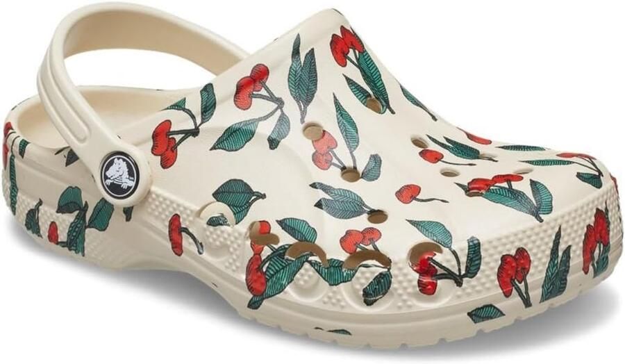Crocs Baya Platform Printed Clog Cherry - Schoenen.nl