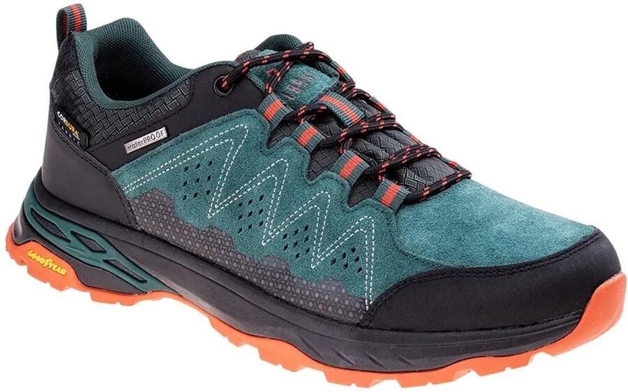 Elbrus Eravica Low Wp Wandelschoenen Groen Man - Schoenen.nl