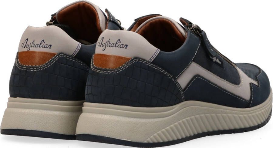 Australian Footwear Hatchback Sneakers Blauw Blue Light Grey - Schoenen.nl