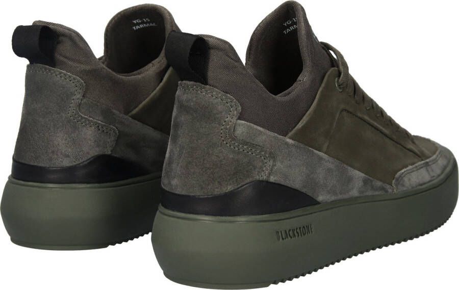 Blackstone JASON YG15 TARMAC MID-SNEAKER Man Green - Schoenen.nl
