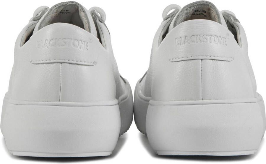 Blackstone MORGAN ZG18 WHITE LOW SNEAKER Man White - Schoenen.nl