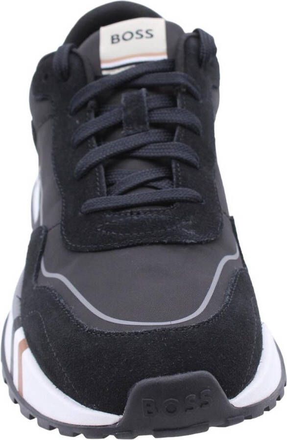 Hugo Boss Jonah Runn sneaker met suède details - Schoenen.nl