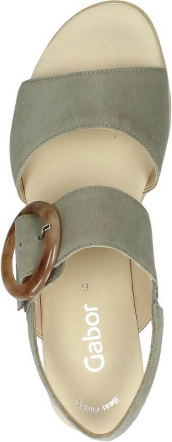 Gabor Sandalen taupe - Schoenen.nl
