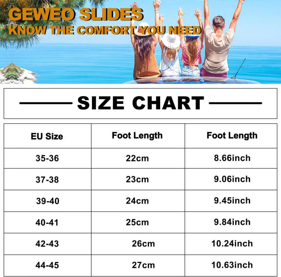 Geweo Slippers Heren Dames EVA Badslippers -Flip Flops Slim Slippers ...