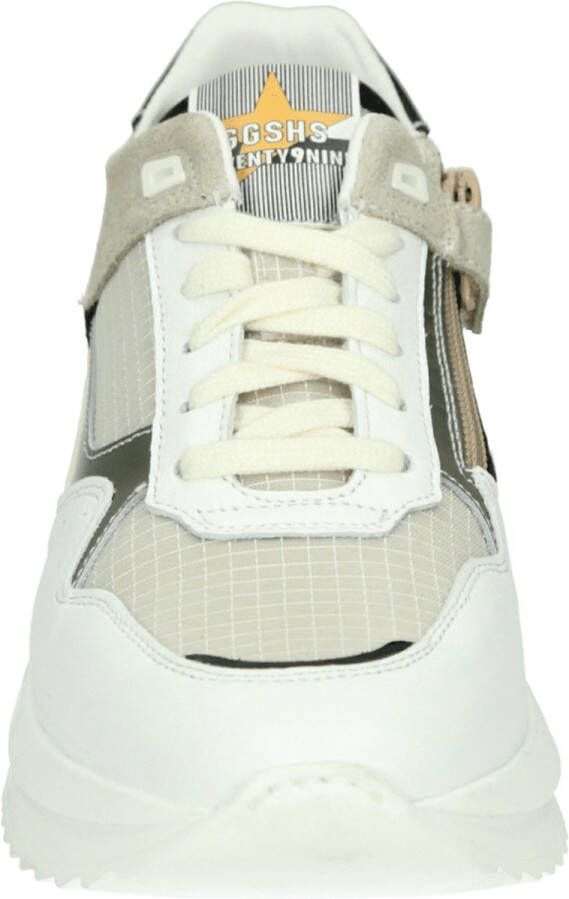 Giga Shoes G4081 Kinderen MeisjesLage schoenenKindersneakers Wit beige ...
