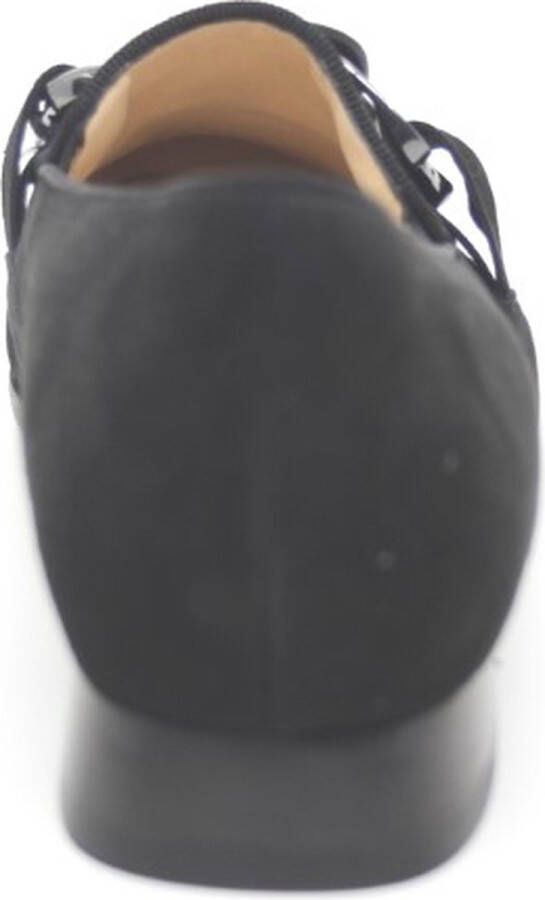 Hassi-A Hassia 4 300846 0100 Zwarte mocassin wijdte H met een uitneembaar voetbed - Schoenen.nl