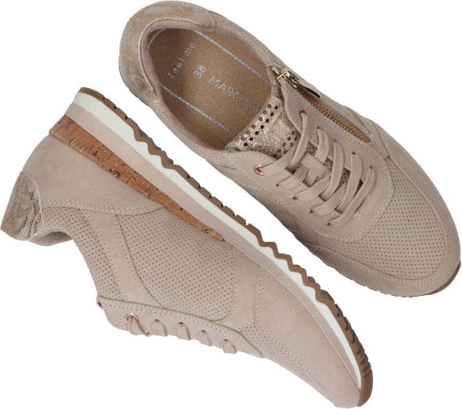 Marco Tozzi Dames Sneaker 2 2 23781 28 435 beige - Schoenen.nl