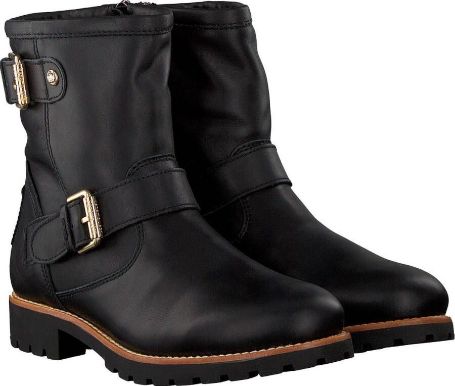 Panama Jack Dames Biker boots Felina Igloo Travelling B3 Zwart ...