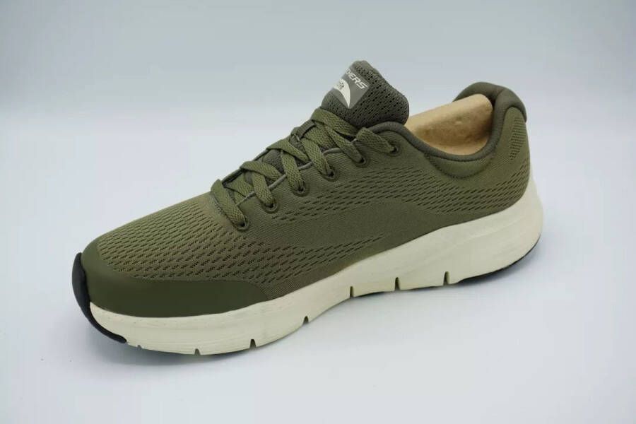 Skechers Groene Textiel Wasbare Sneaker met Arch Fit en AirCooled ...