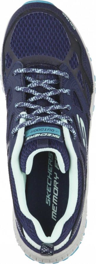 Skechers Trail dames wandelschoenen Blauw Extra comfort Memory Foam ...