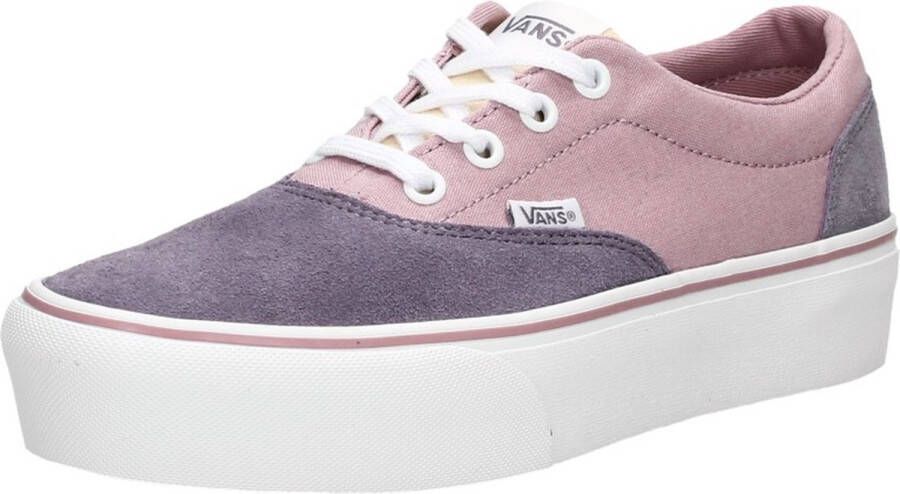 Vans Doheney Platform Sneakers Laag lila - Schoenen.nl