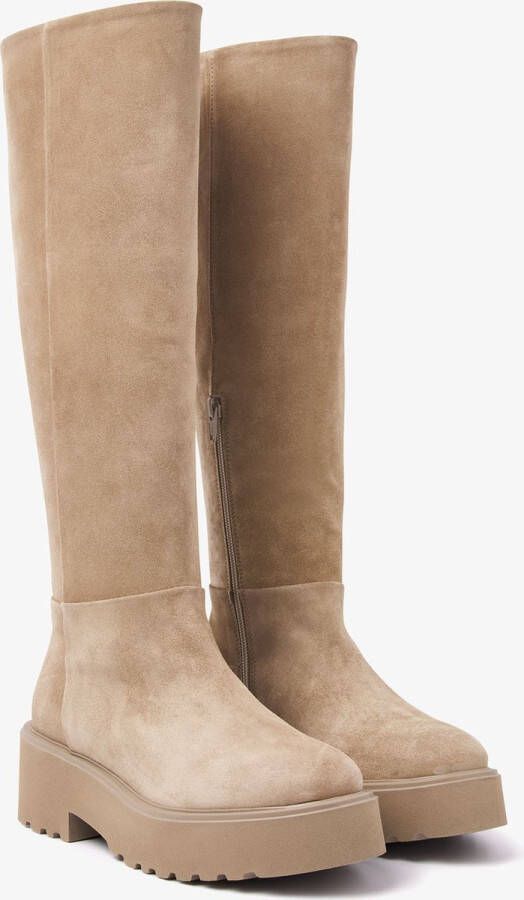 Via vai Bobbi Stone 59096 01-212 Beige Boots - Schoenen.nl