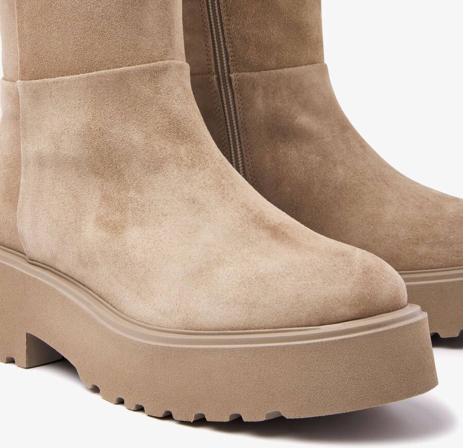 Via vai Bobbi Stone 59096 01-212 Beige Boots - Schoenen.nl