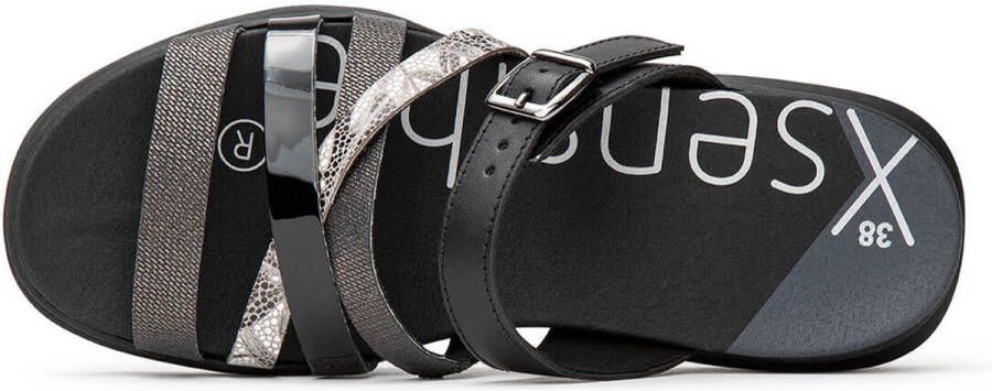 Xsensible 30301.5 Rinia 080 Black Combi G Wijdte Muilen - Schoenen.nl