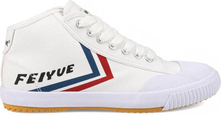 Feiyue Fe Lo Mid 1920 Schoen Heren White Blue Red - Schoenen.nl