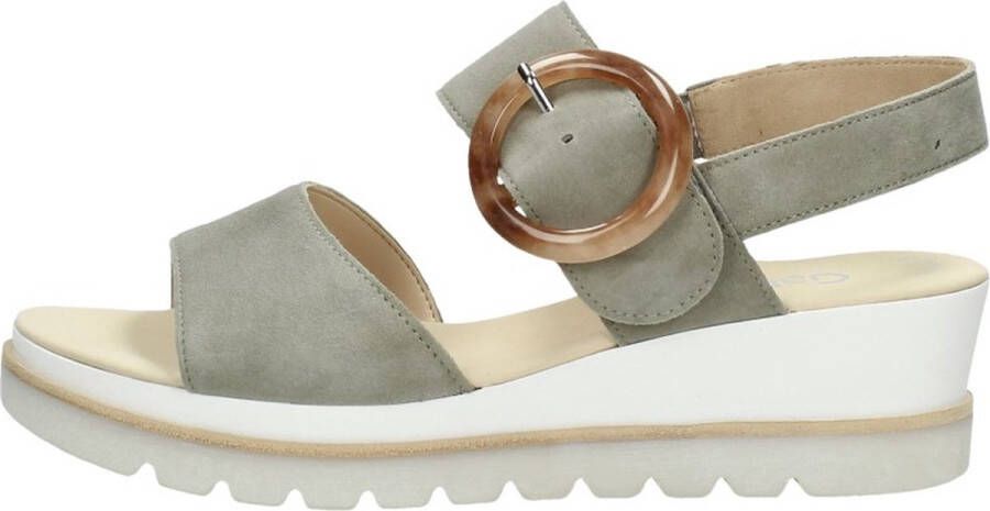 Gabor Sandalen taupe - Schoenen.nl