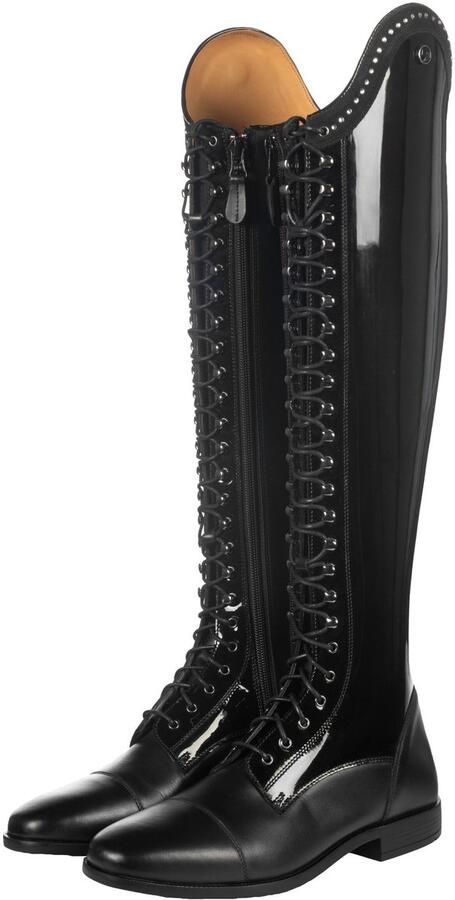 HKM RIJLAARS AMALFI LACK STANDAARD HOOGTE WIJDTE Zwart - Schoenen.nl