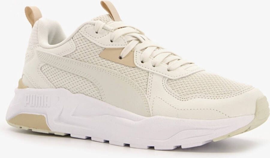 PUMA Trinity Lite sneakers beige Uitneembare zool - Schoenen.nl