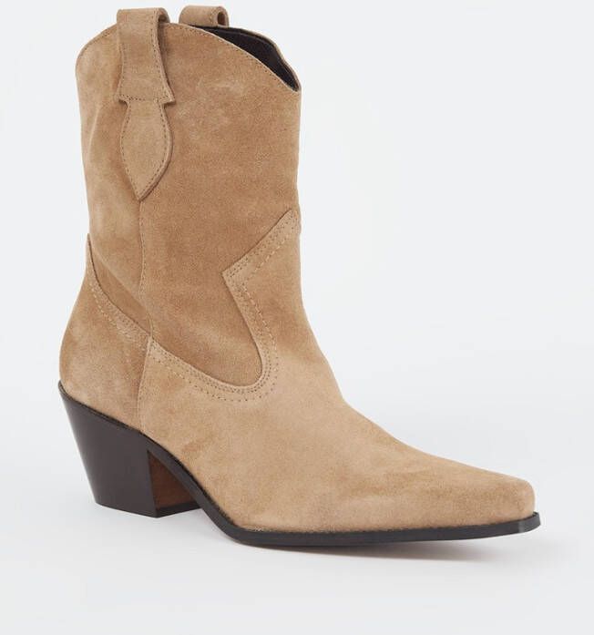 Dune London Pardner cowboylaars van suéde - Schoenen.nl