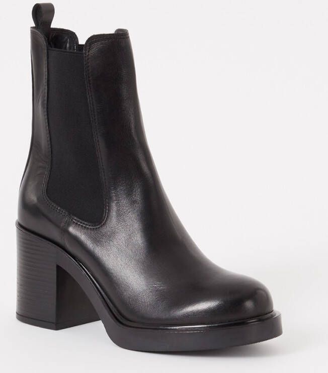 Dune London Pinaz chelsea boot van leer - Schoenen.nl