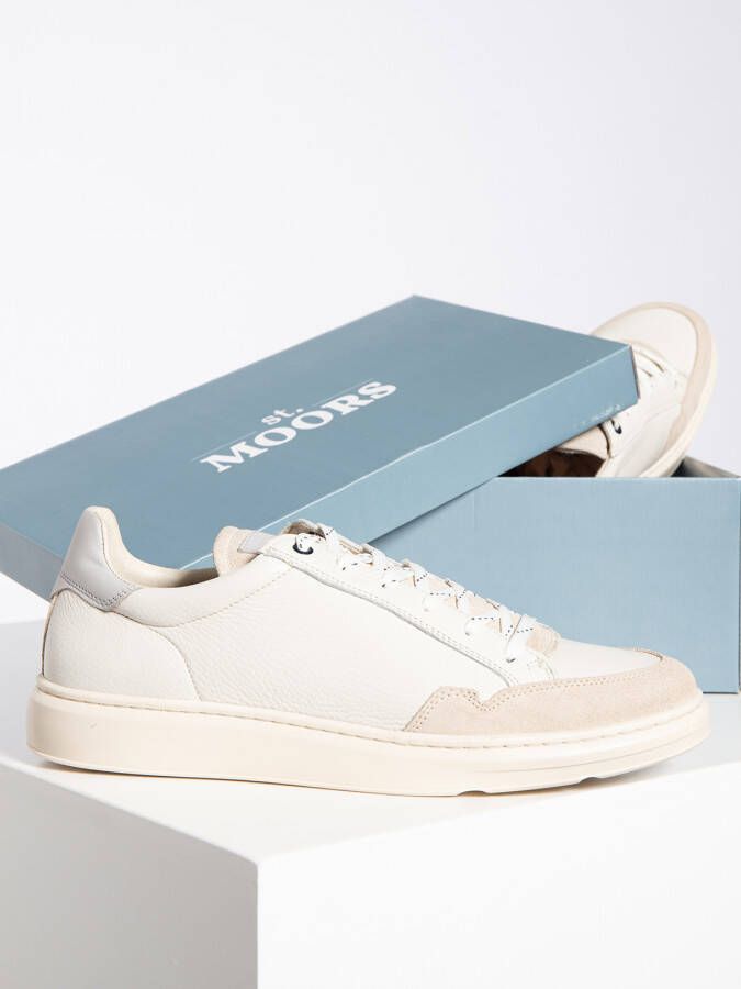 St. Moors Sneakers in wit voor Heren A0016752 - Schoenen.nl