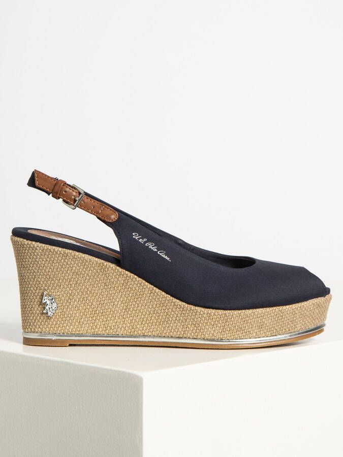 U.S. Polo Assn. Wedges in blauw voor Dames - Schoenen.nl