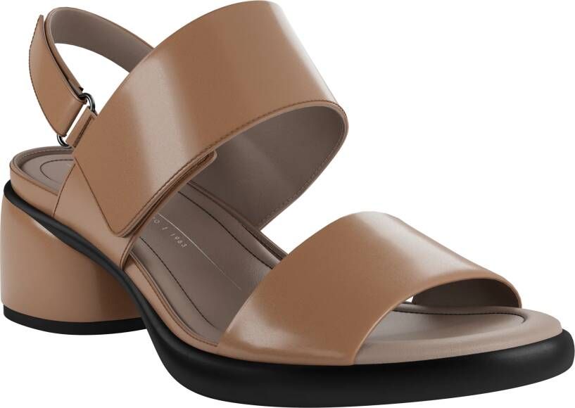 ECCO Sculpted Sandal LX 35 Dames leren sandaal met hak Bruin Size: 36 ...