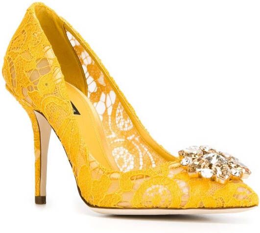Dolce & Gabbana Belluci pumps Geel - Schoenen.nl