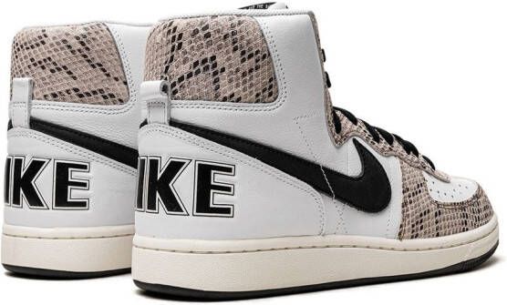 Nike Terminator sneakers met slangenleer-effect Beige - Schoenen.nl