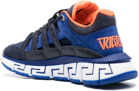 Versace Trigreca low-top sneakers Blauw - Schoenen.nl
