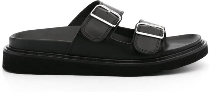 Kenzo Matto leren sandalen Zwart - Schoenen.nl