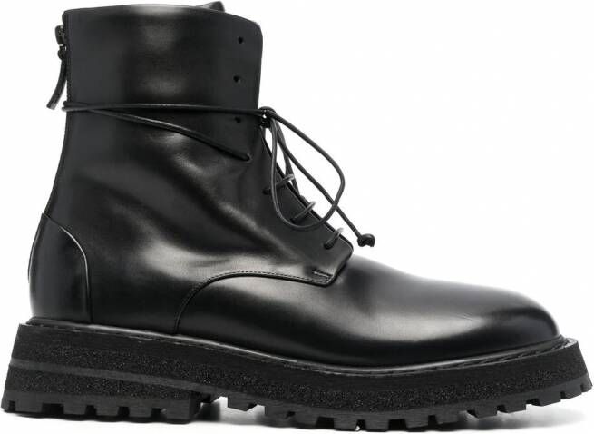 Marsèll Leren enkellaarzen Zwart - Schoenen.nl