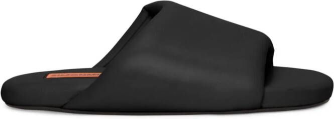 Simon Miller Bubble gewatteerde slippers Zwart - Schoenen.nl