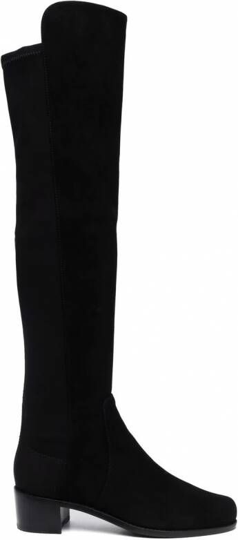 Stuart Weitzman Reserve overknee laarzen Zwart - Schoenen.nl