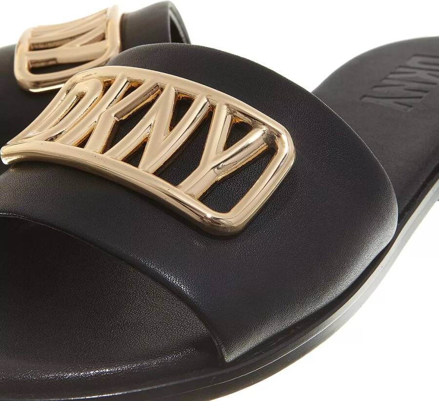 DKNY Slippers & Mules Waldina Flat Sandal in zwart - Schoenen.nl
