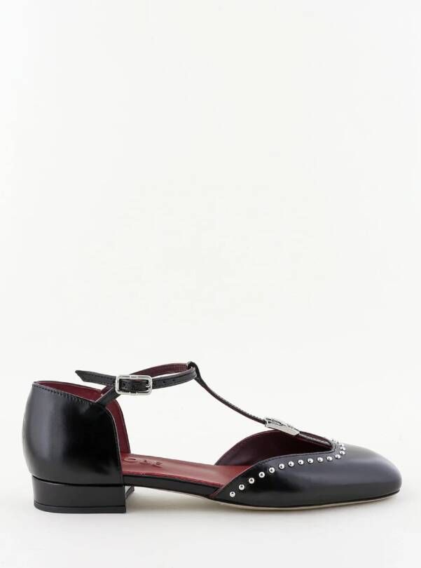 Morobe ballerina's Florinne 01 black shiny - Schoenen.nl