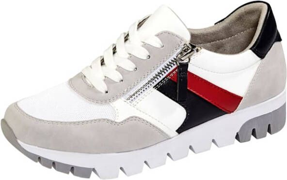 Liva Loop Sneaker in een harmonieuze kleurencombinatie Grijs - Schoenen.nl