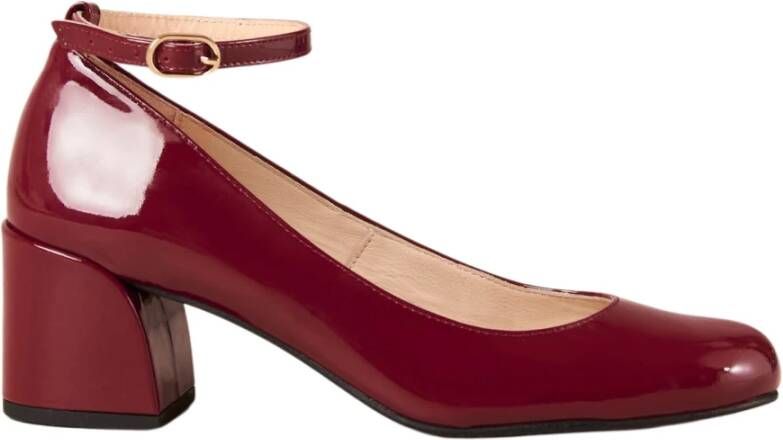 ALOHAS Antoine Onix Bordeaux Leren Pumps Red Dames - Schoenen.nl