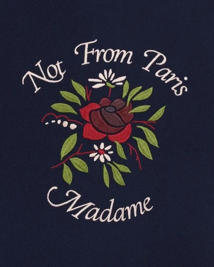 Drole de Monsieur Chemise Piquée Slogan Rose - Schoenen.nl