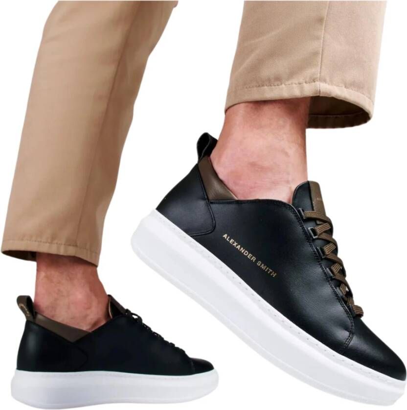 Alexander Smith Sneakers Zwart Heren - Schoenen.nl