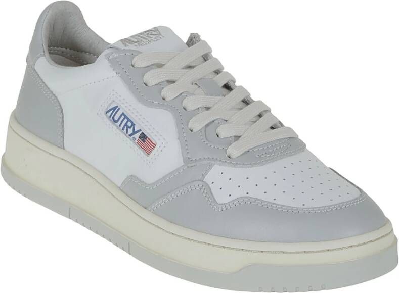 Autry Medalist Low Top Sneakers In Leather Wit Heren - Schoenen.nl