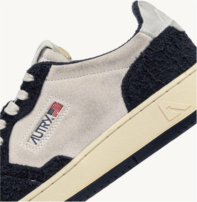 Autry Witte Sneakers met Suède en Mesh - Schoenen.nl