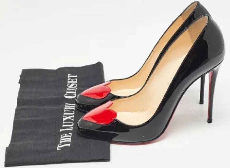 Christian Louboutin Pre-owned Leather heels Black Dames - Schoenen.nl