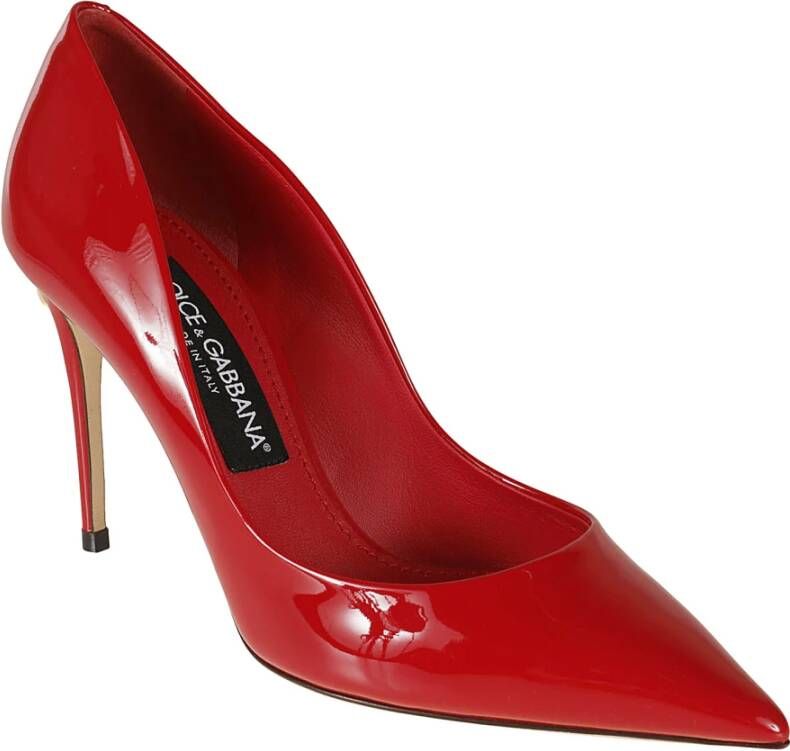 Dolce & Gabbana patent pumps Rood Dames - Schoenen.nl