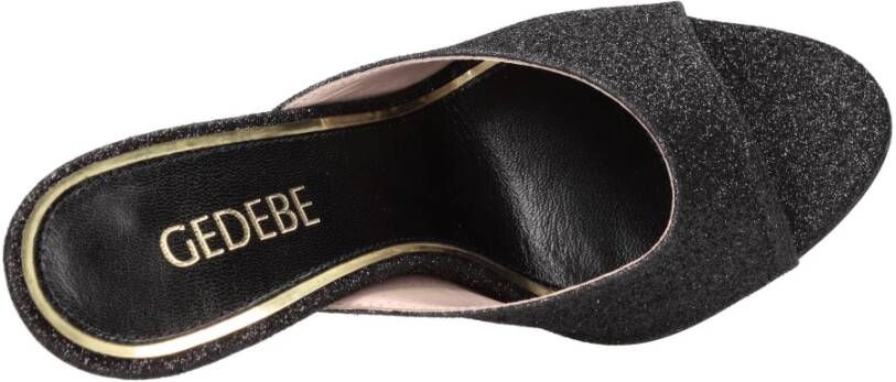 Gedebe Sandalen Zwart - Schoenen.nl