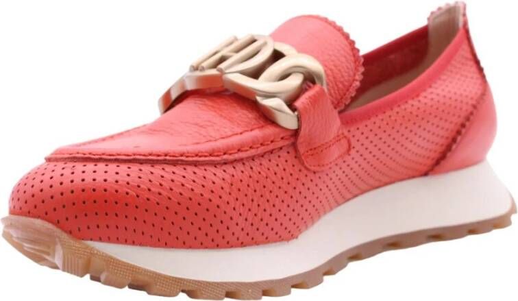 Hispanitas Oroso Mocassin Red Dames - Schoenen.nl