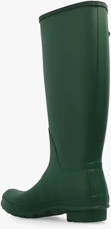 Hunter Dameslaarzen van Synthetisch Materiaal Green Dames - Schoenen.nl